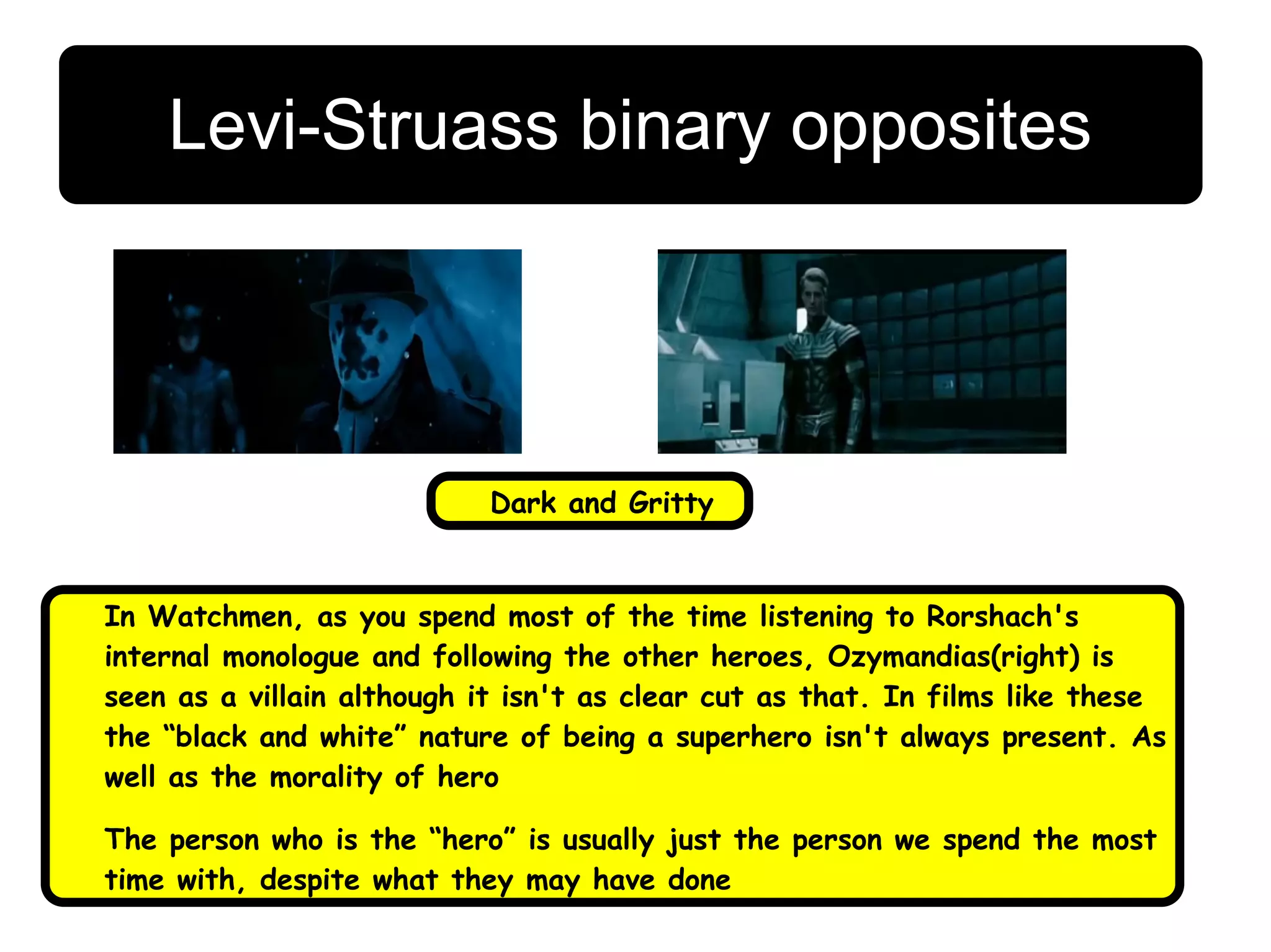 AS Media Superhero genre/Narrative | ODP