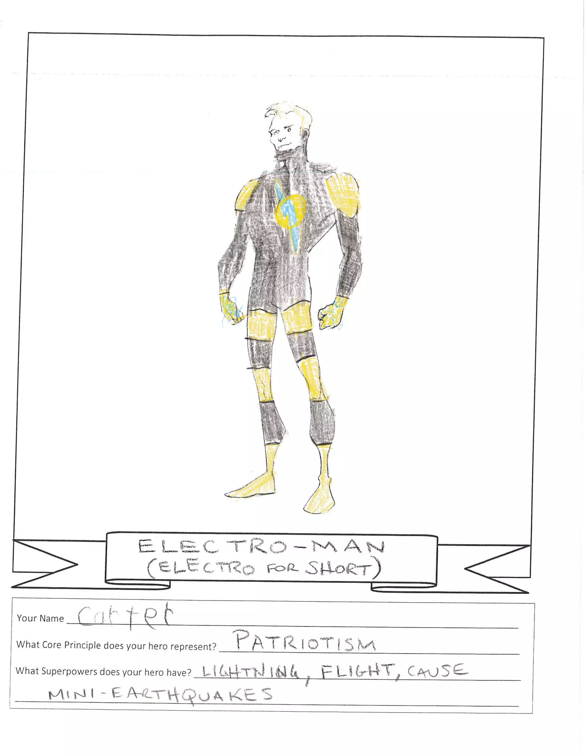 Superhero Examples Using a New Template | PDF