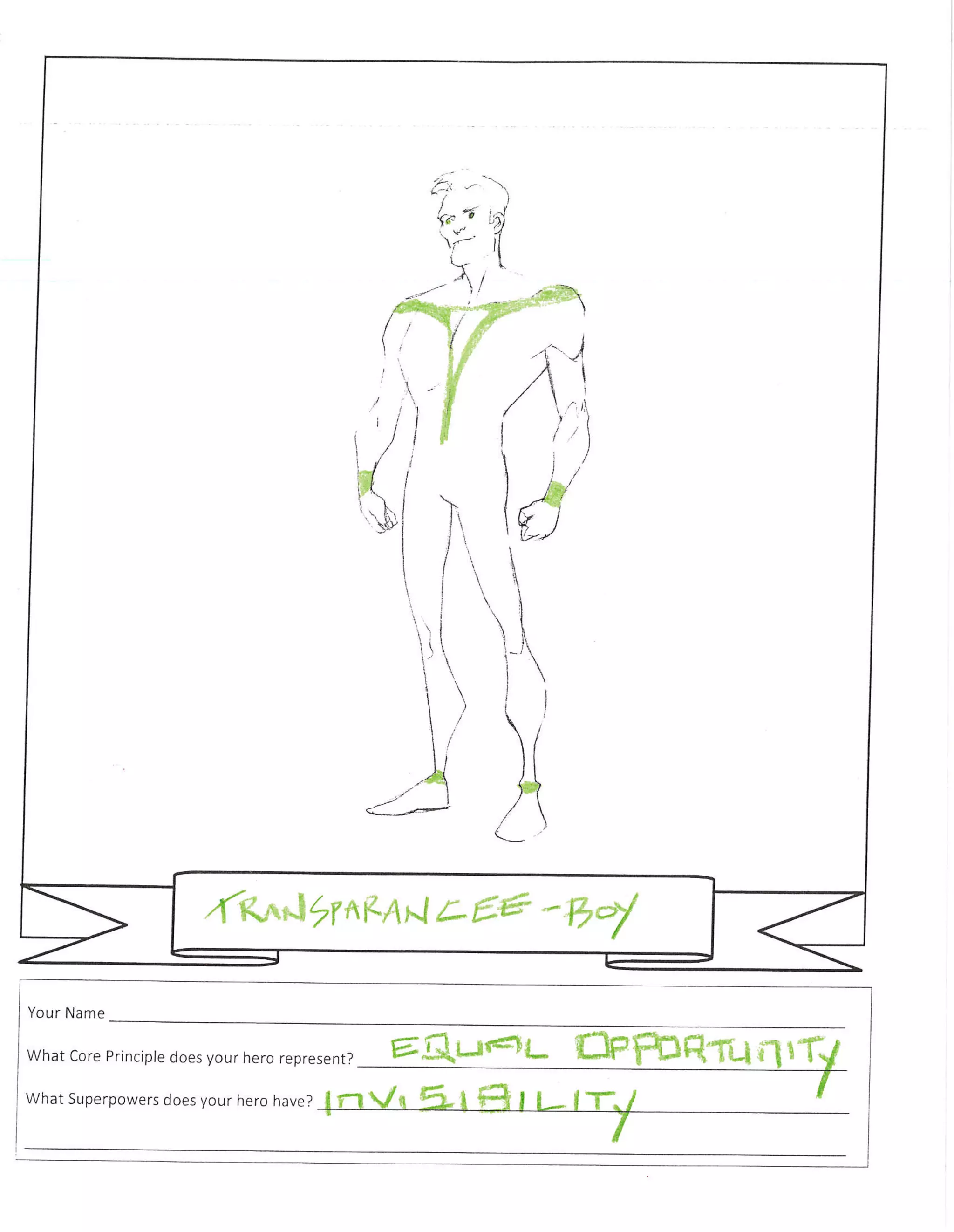 Superhero Examples Using a New Template | PDF