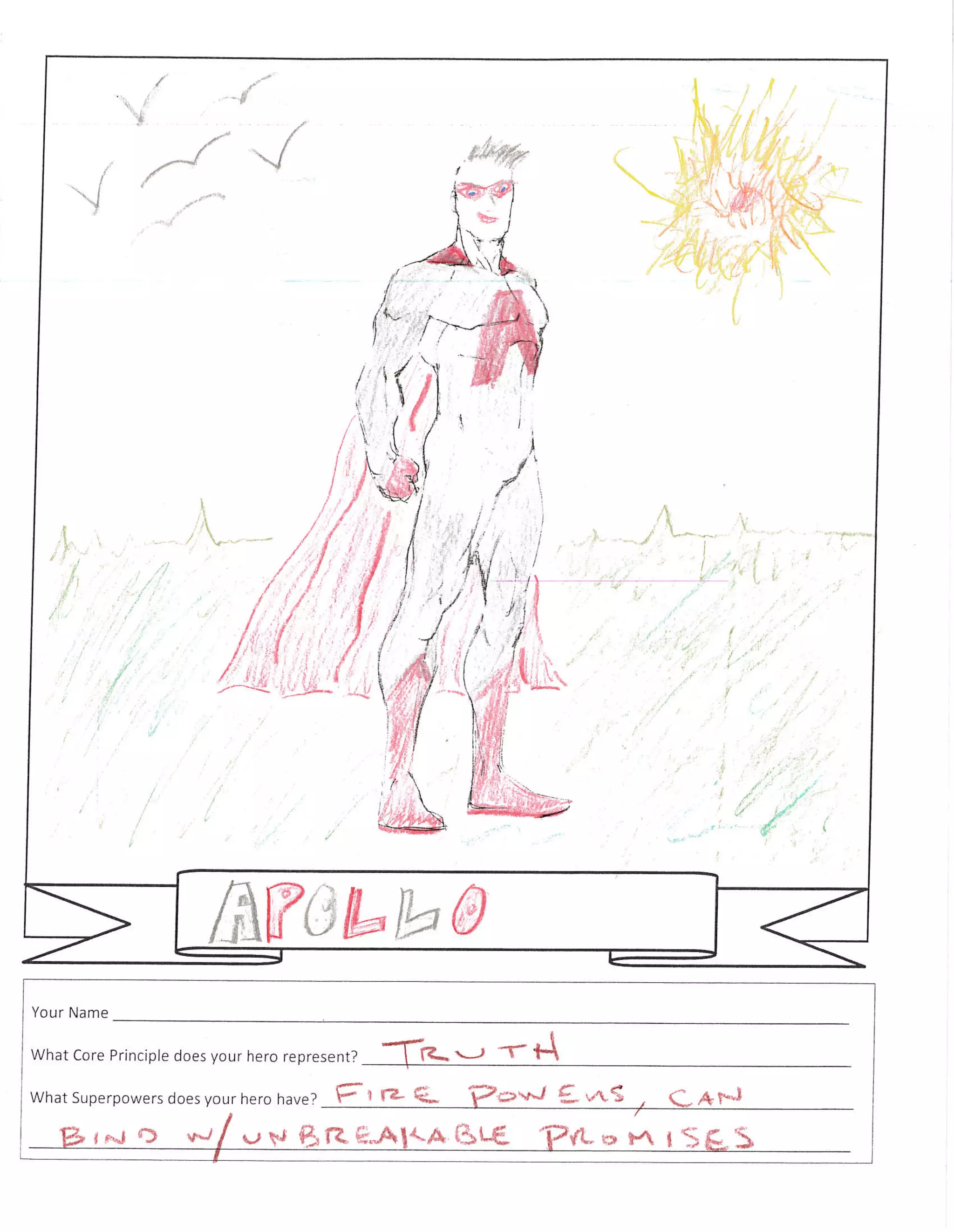 Superhero Examples Using a New Template | PDF