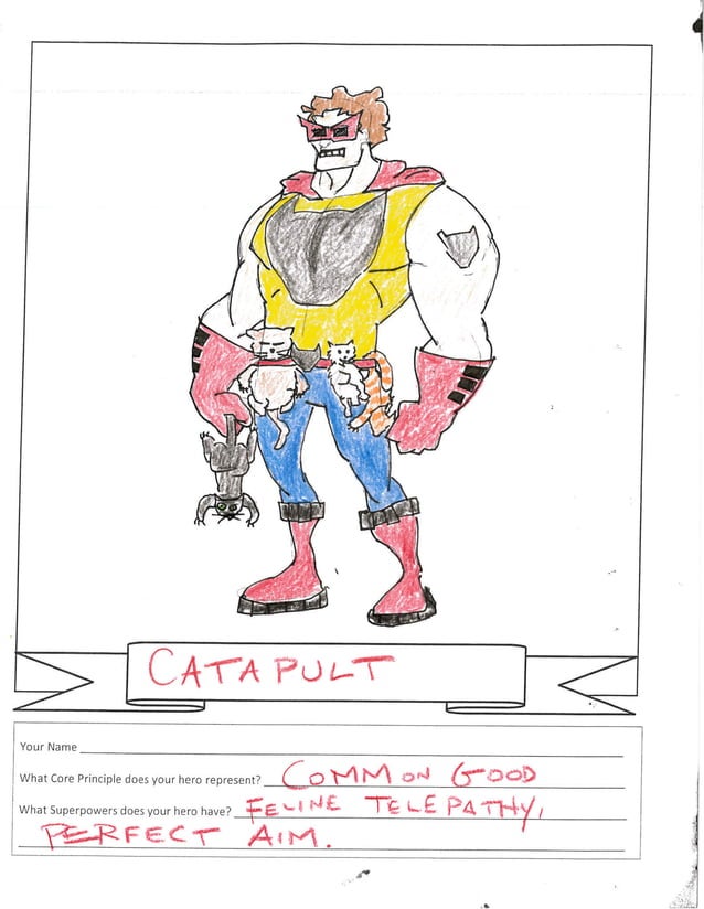 Superhero Examples Using a New Template | PDF | Comics and Graphic ...