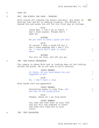 Revised Screenplay | PDF | Education