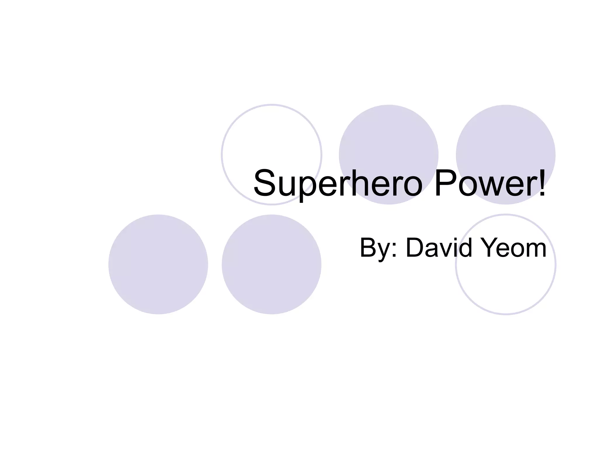 Superhero Presentation | PPT