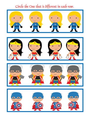 Super hero printable | PDF