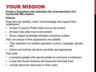 Superhero project summary | PPTX | Educational Assessment | Education