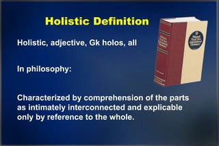 Super Holistic Fitness, The Master Plan | PPT