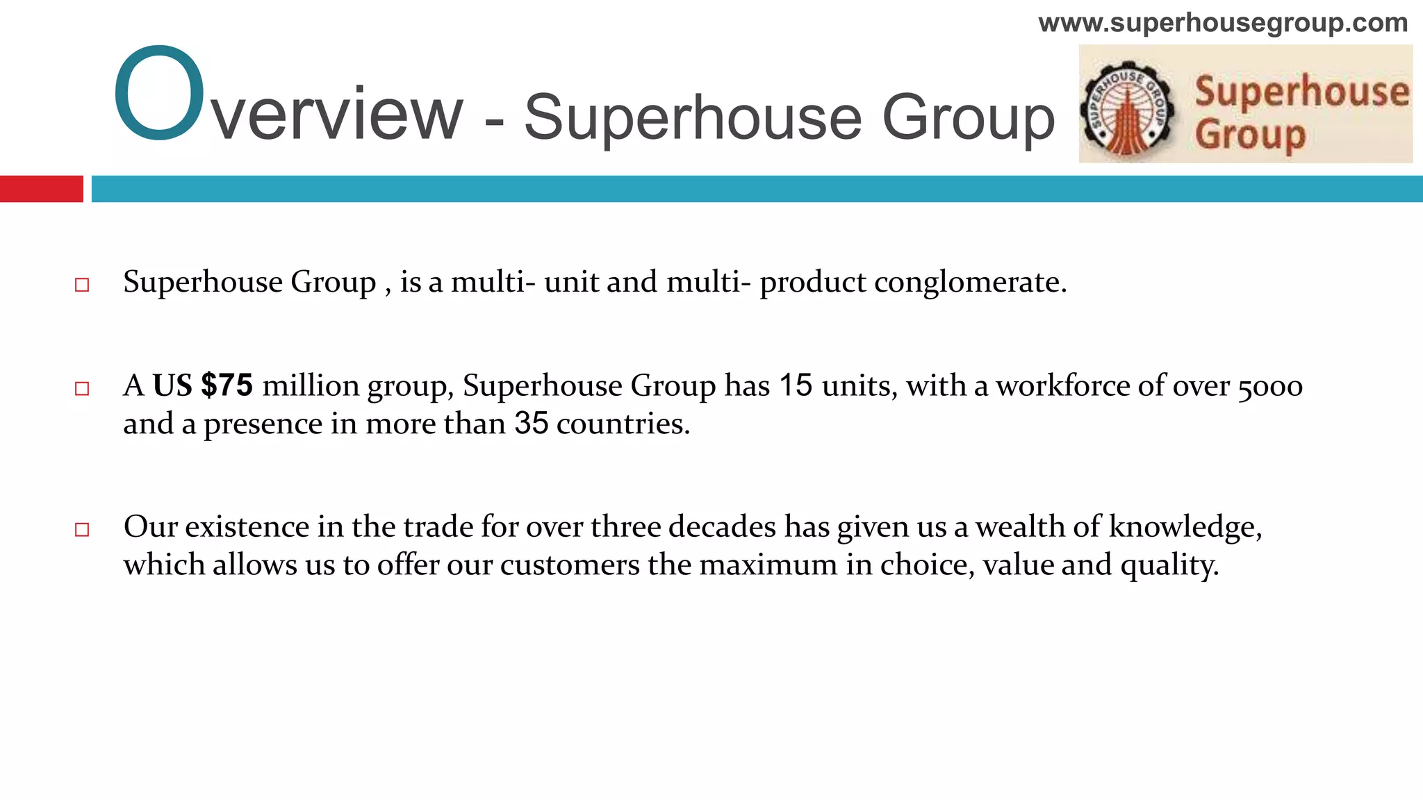 Superhouse limited | PPTX