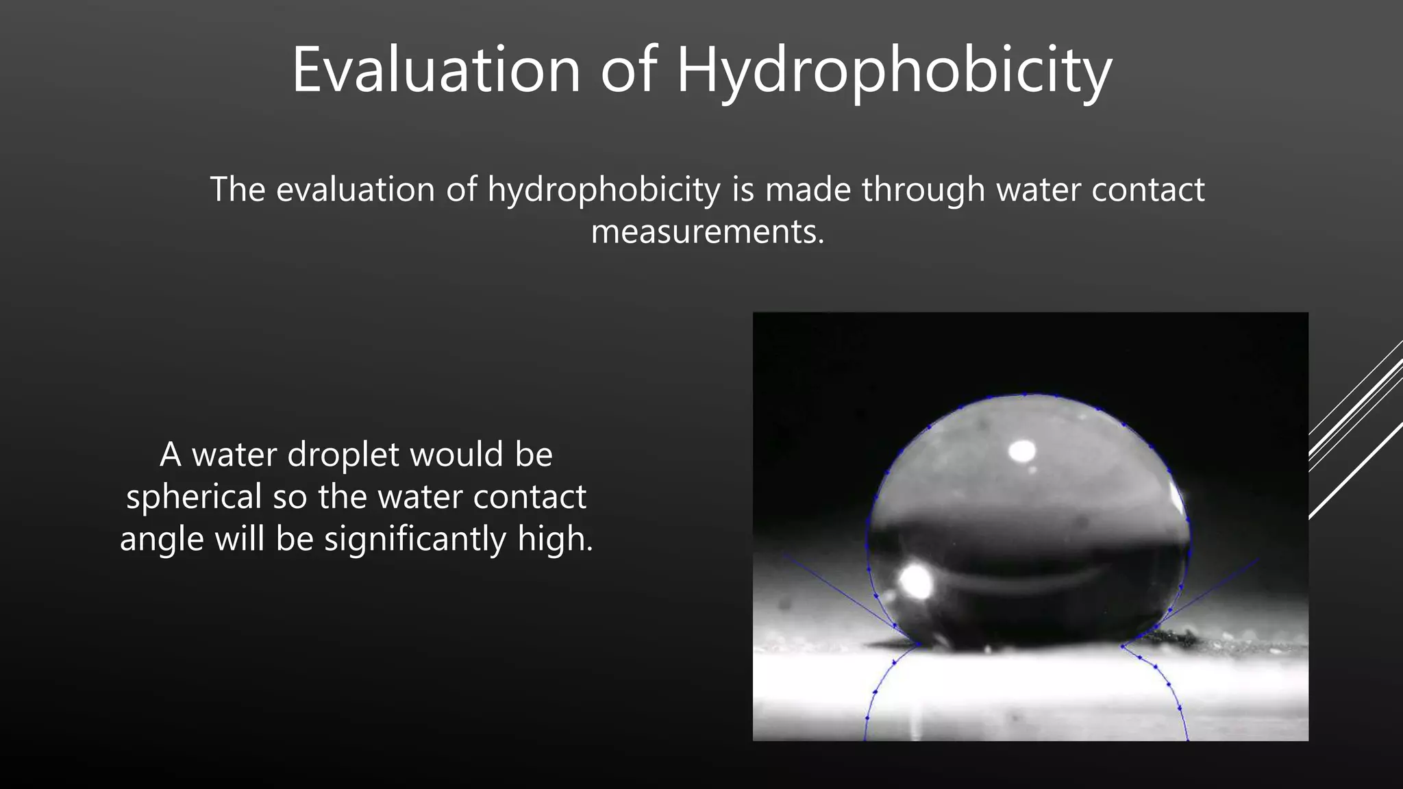 Superhydrophobic materials | PPTX
