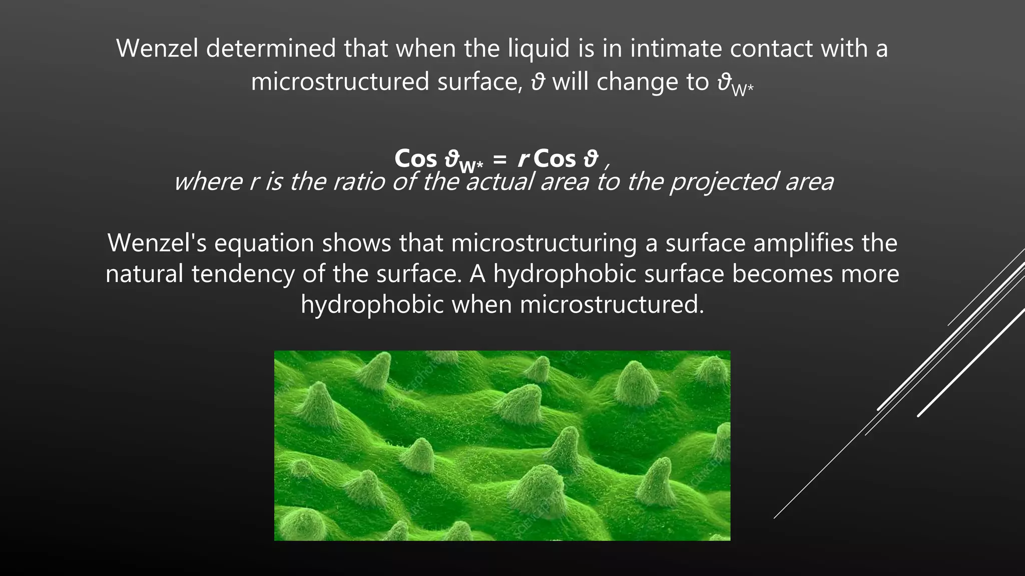 Superhydrophobic materials | PPTX