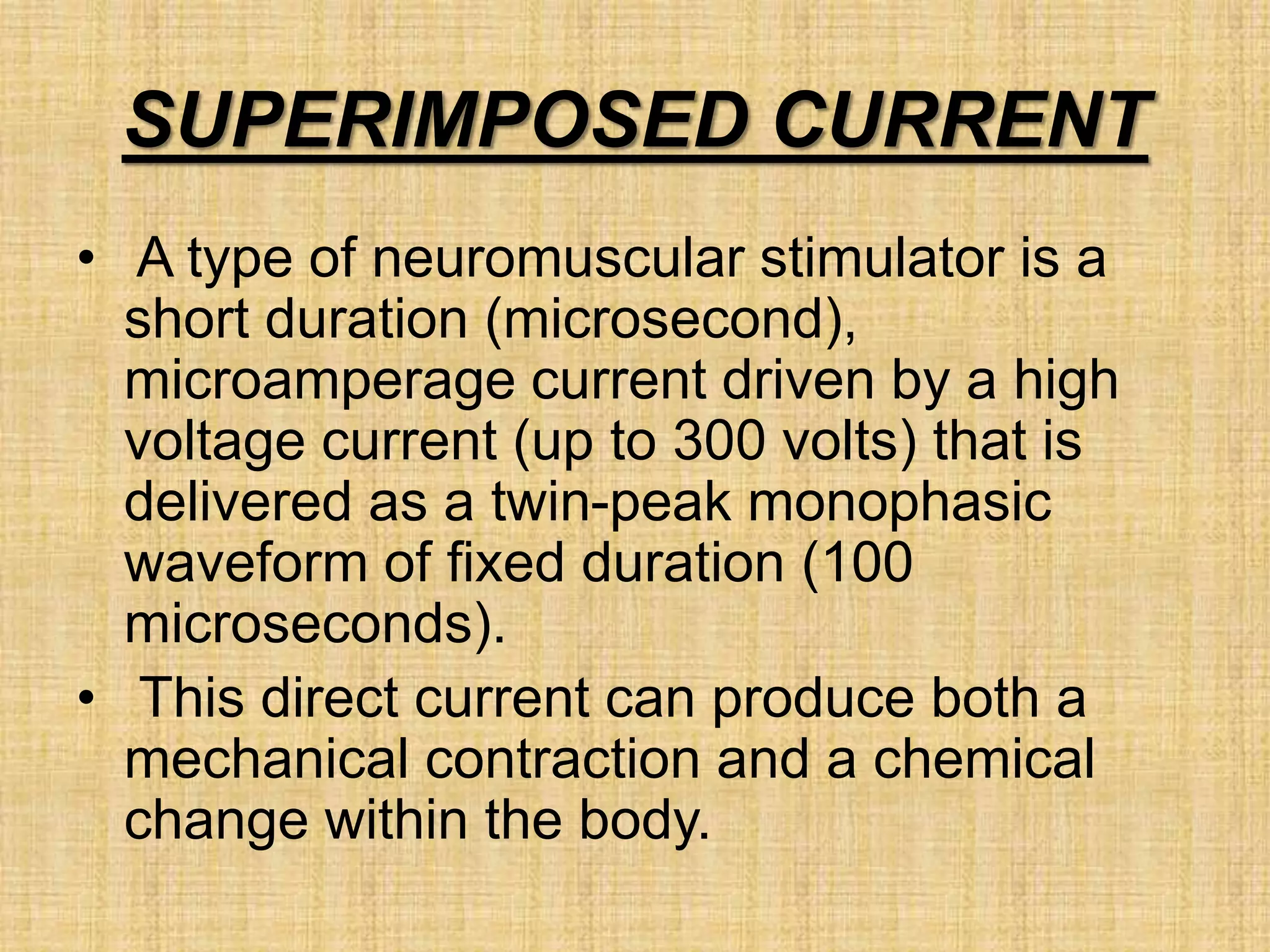 Superimposed current | PPTX