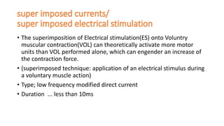 Superimposed currents | PPTX