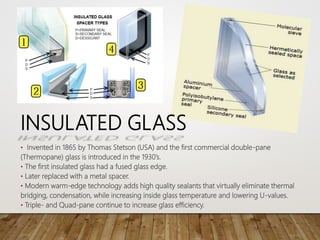 Glass and window presentation and study | PPTX