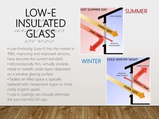 Glass and window presentation and study | PPTX