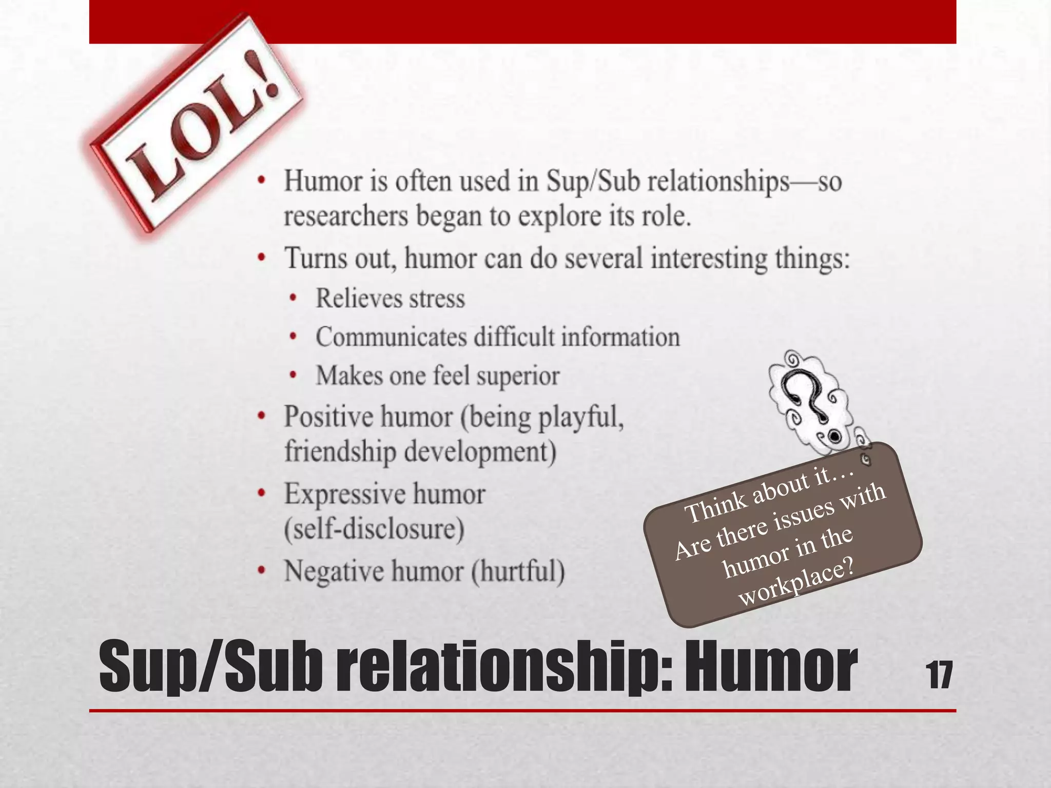 Superior subordinate communication (chapter 9) | PPTX