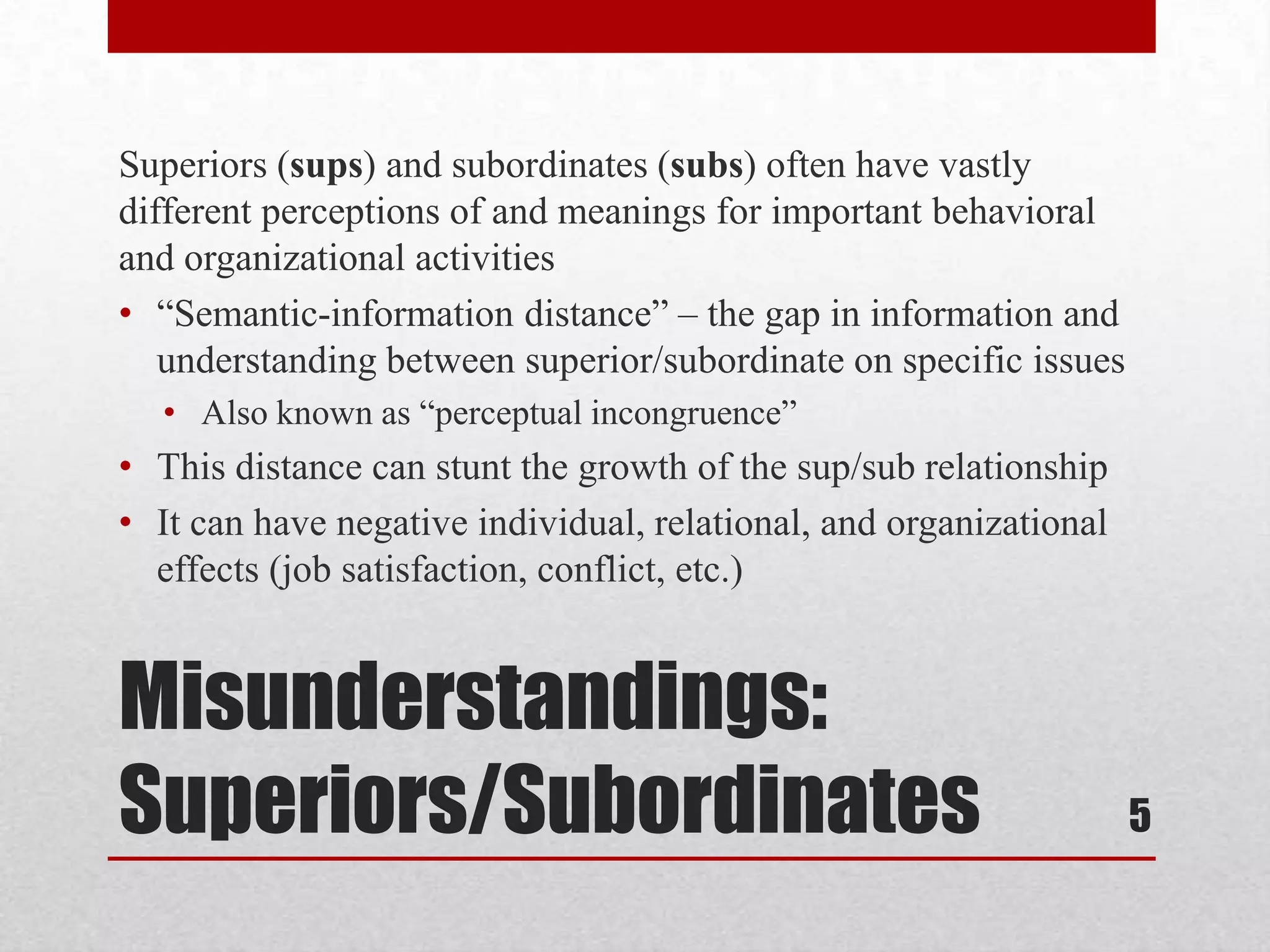 Superior subordinate communication (chapter 9) | PPTX