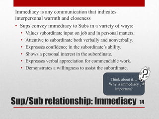 Superior subordinate communication (chapter 9) | PPTX