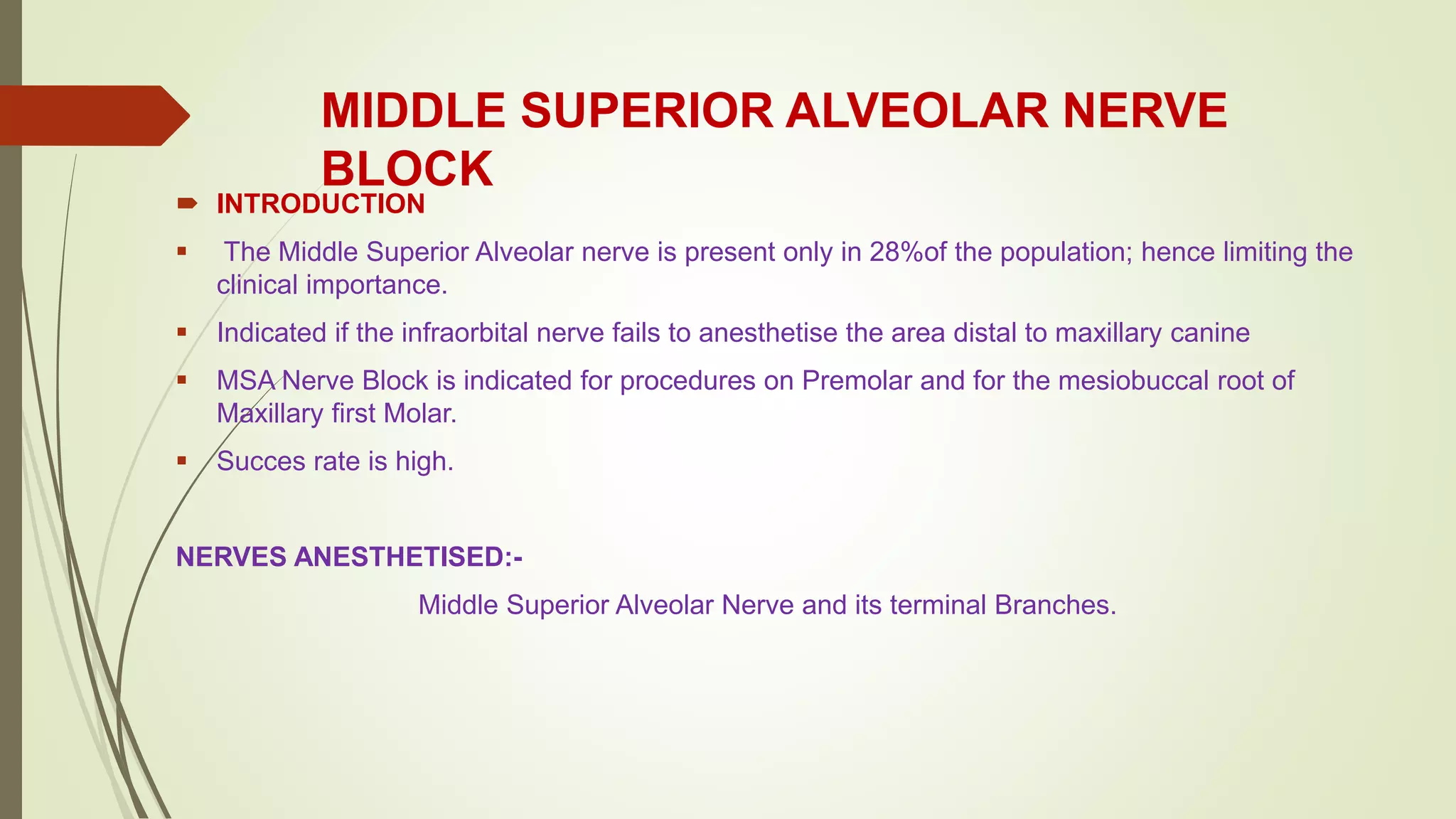 Superior Alveolar Nerve Block.pptx