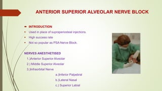 Superior Alveolar Nerve Block.pptx