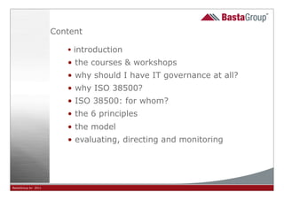 Superior it governance with iso 38500.key