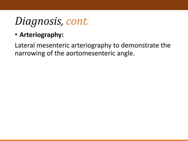 Superior mesenteric artery syndrome | PPTX | Digestive Disorders ...