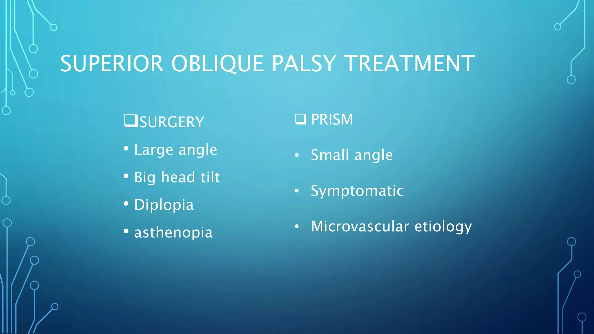 SUPERIOR OBLIQUE PALSY MANAGEMENT [Autosaved].pptx
