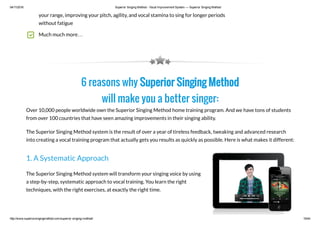 superior singing method.singing course online | PDF