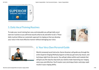 superior singing method.singing course online | PDF