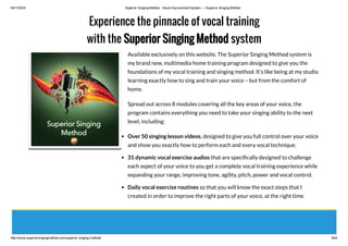 superior singing method.singing course online | PDF
