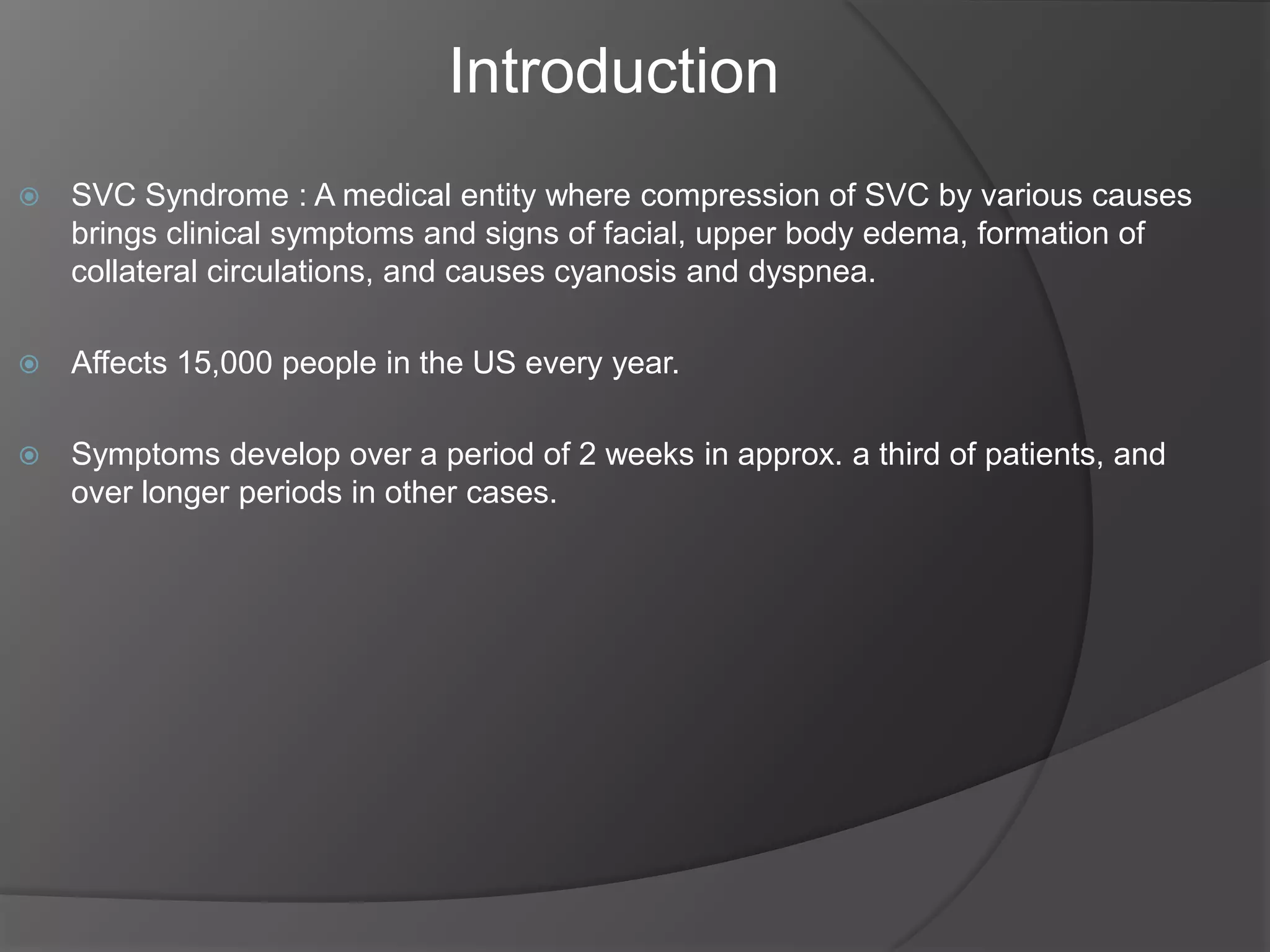 Superior vena cava syndrome | PPTX