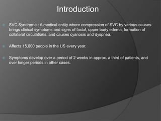 Superior vena cava syndrome | PPTX