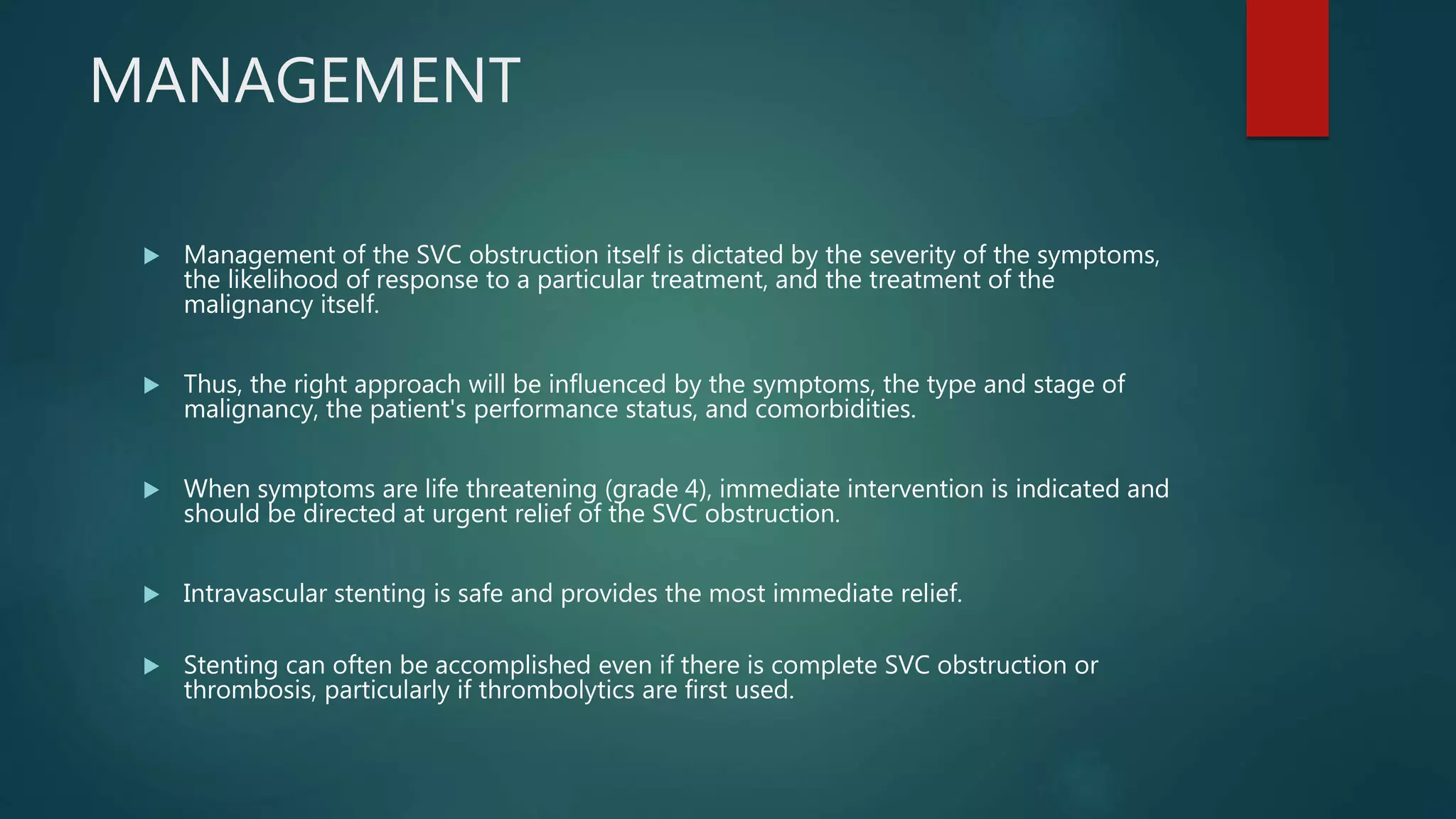 Superior vena cava syndrome | PPTX