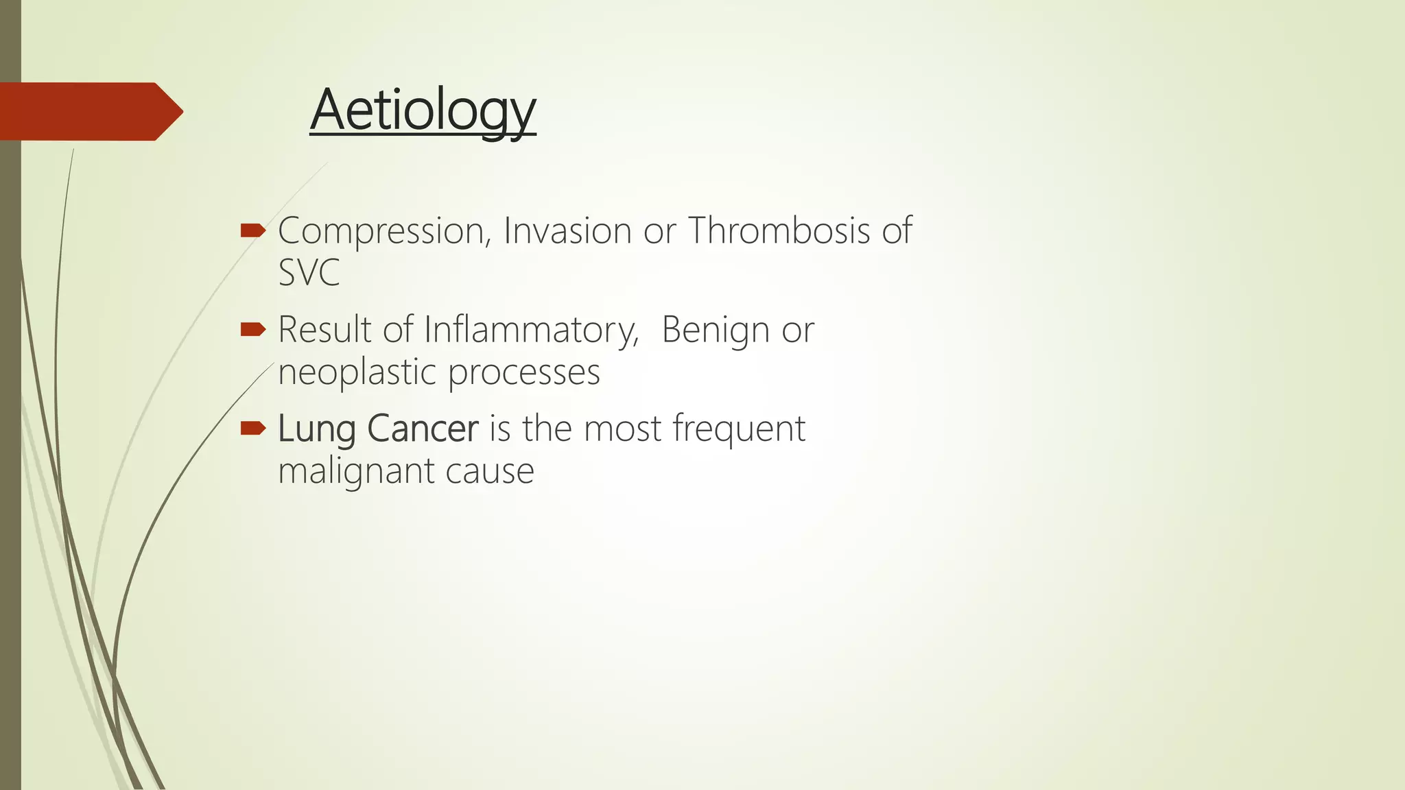 Superior Vena Cava Syndrome | PPTX