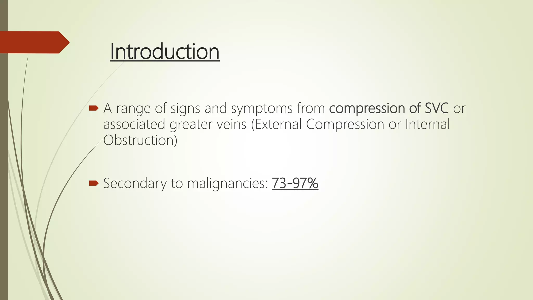 Superior Vena Cava Syndrome | PPTX