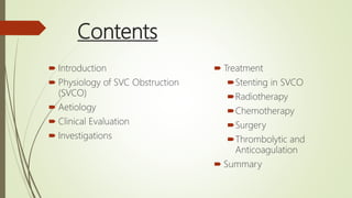 Superior Vena Cava Syndrome | PPTX
