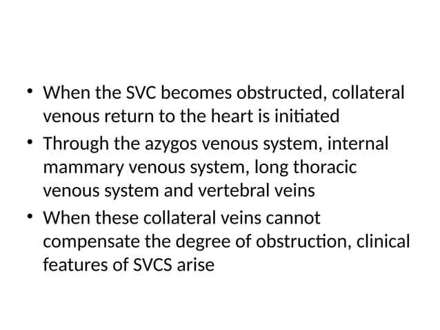 Superior Vena Cava Syndrome Pptx