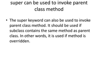 Super Keyword in Java.pptx