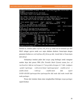 Superkomputer dengan Native Linux(encrypted) | PDF