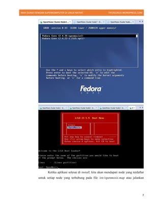 Superkomputer dengan Native Linux(encrypted) | PDF