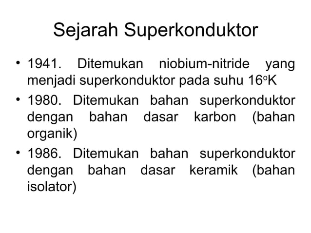 Superkonduktor | PPT