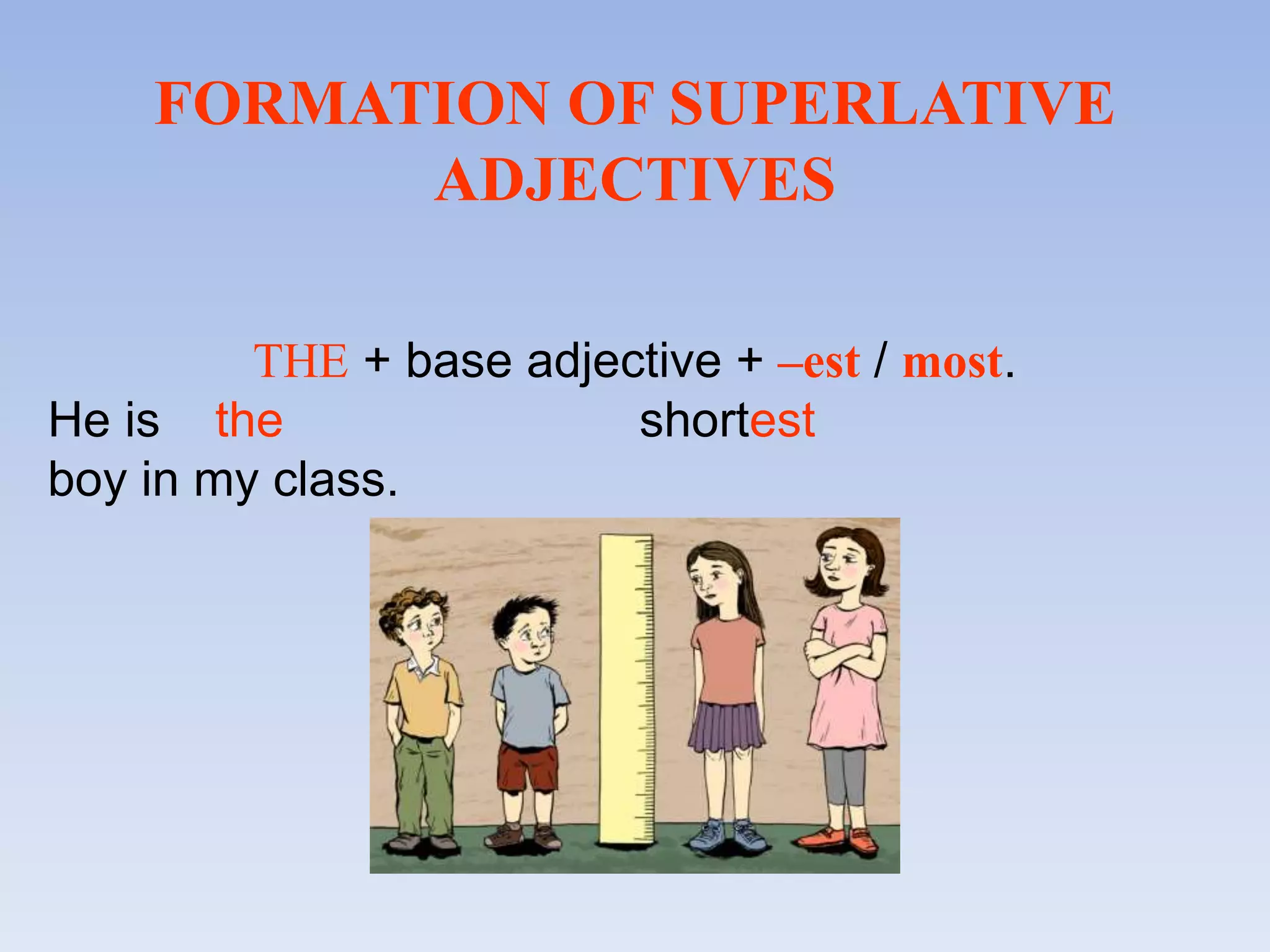 Superlative adjectives | PPTX
