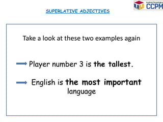 Superlative adjectives | PPTX