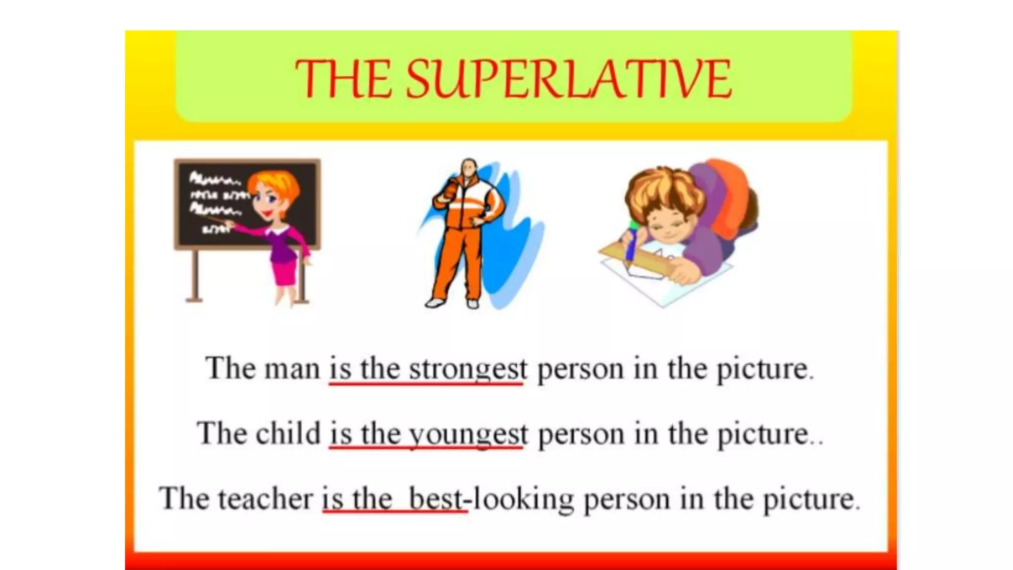 Superlative adjectives | PPT