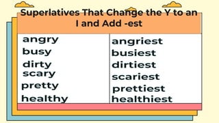 Superlative adjectives | PPTX