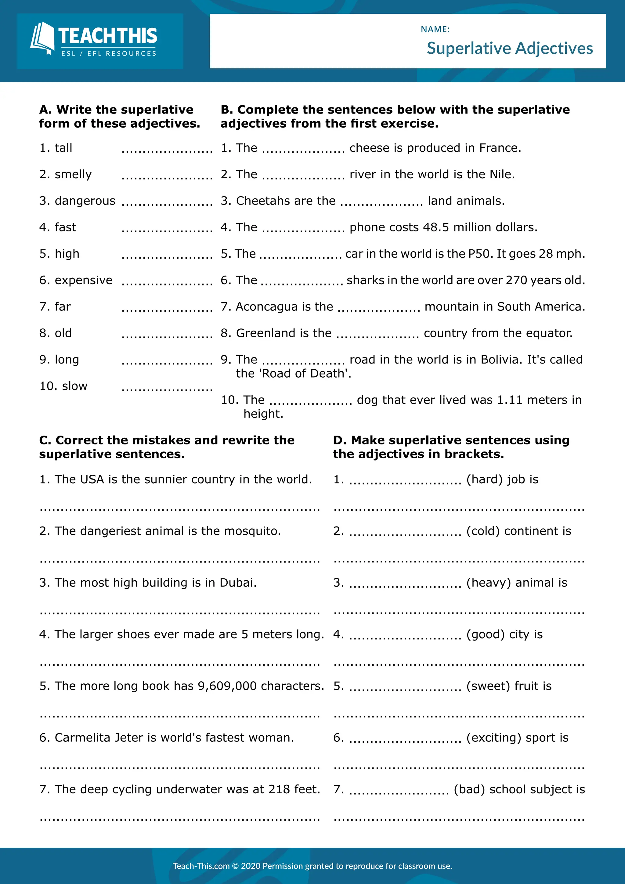 Superlative Adjectives Interactive Worksheet.pdf