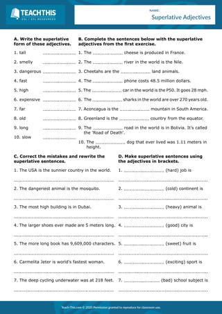 Superlative Adjectives Interactive Worksheet.pdf