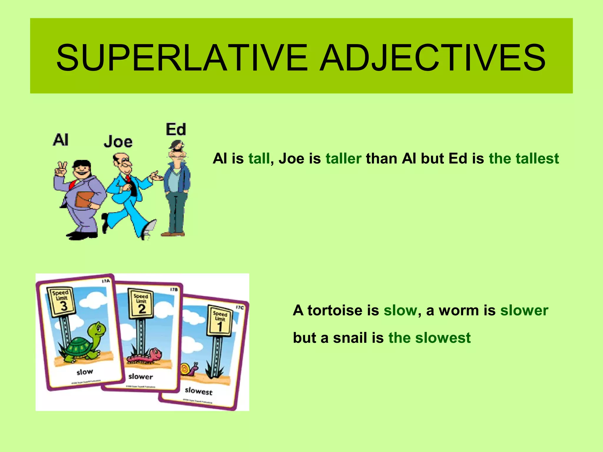 Superlative adjectives nb | PPT