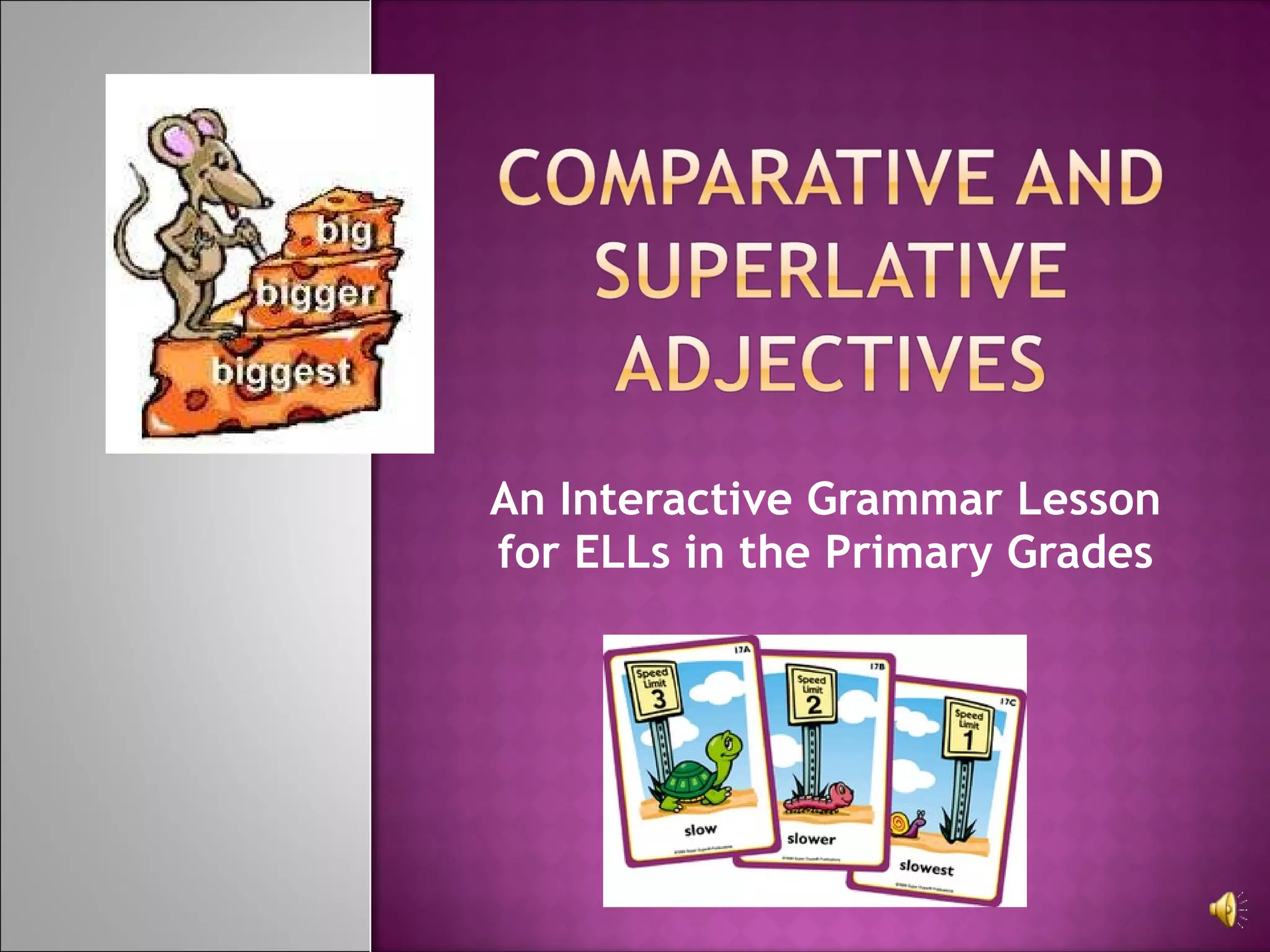 Superlative and comparative adjectives | PPT