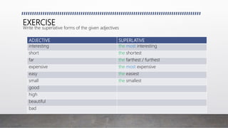 Superlatives | PPTX