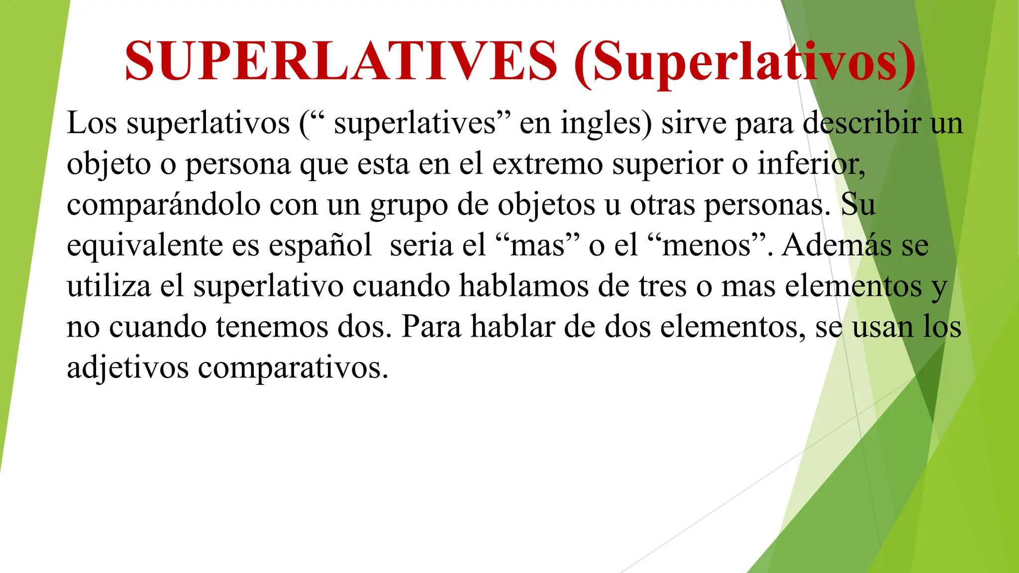 superlatives ingles 2 (1).pptx................................ | PPT