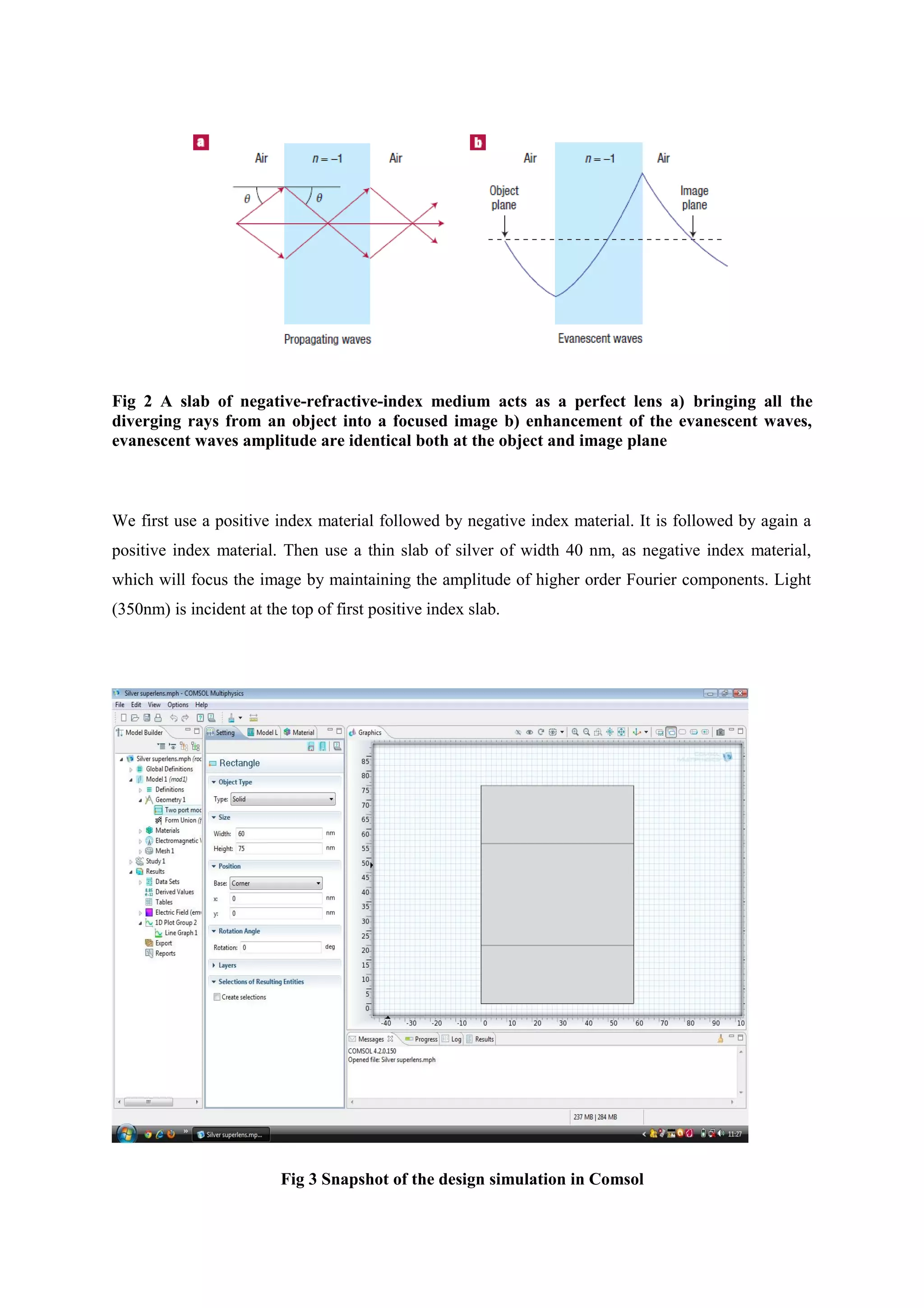Design of Superlens in the visible range using Metamaterials | PDF